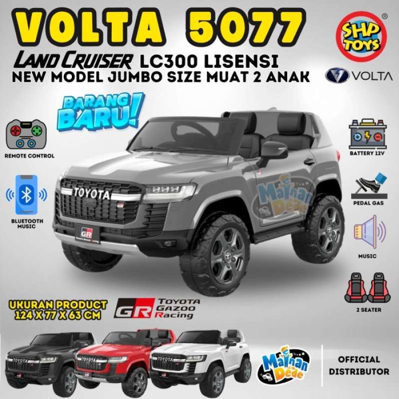 Promo Mainan Mobil Aki Anak Volta 5077 Toyota Land Cruiser Lc 300 V5077 ...