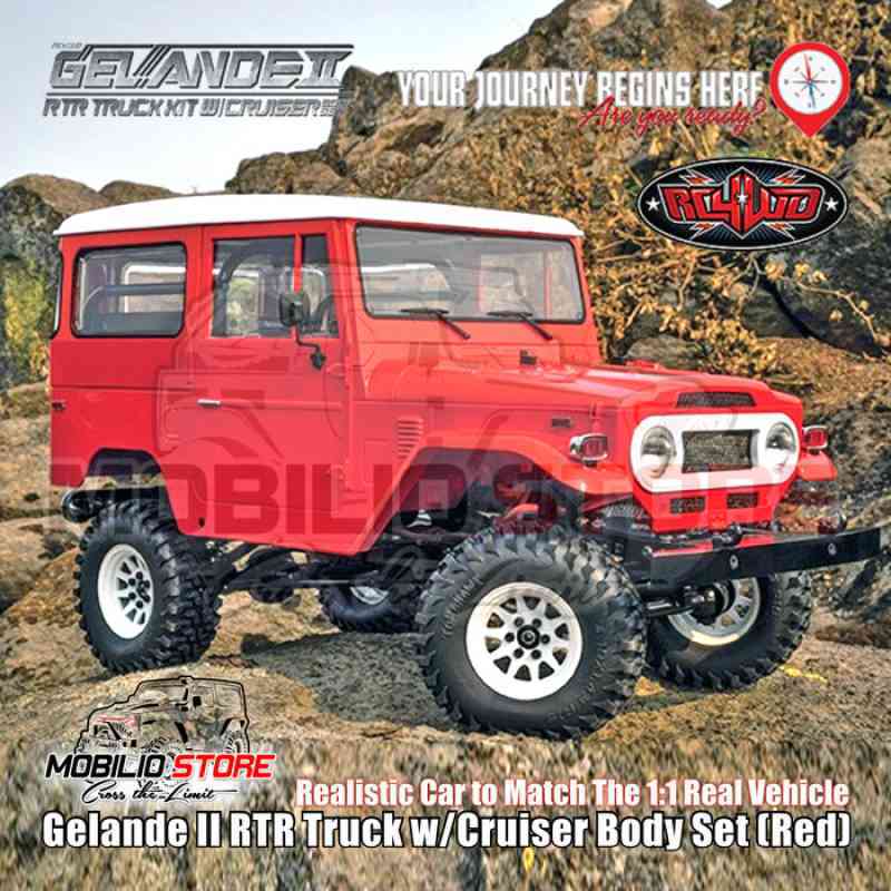 Promo Rc4wd Gelande Ii Rtr Truck Cruiser Body Set Red Rc Crawler Fj40 ...