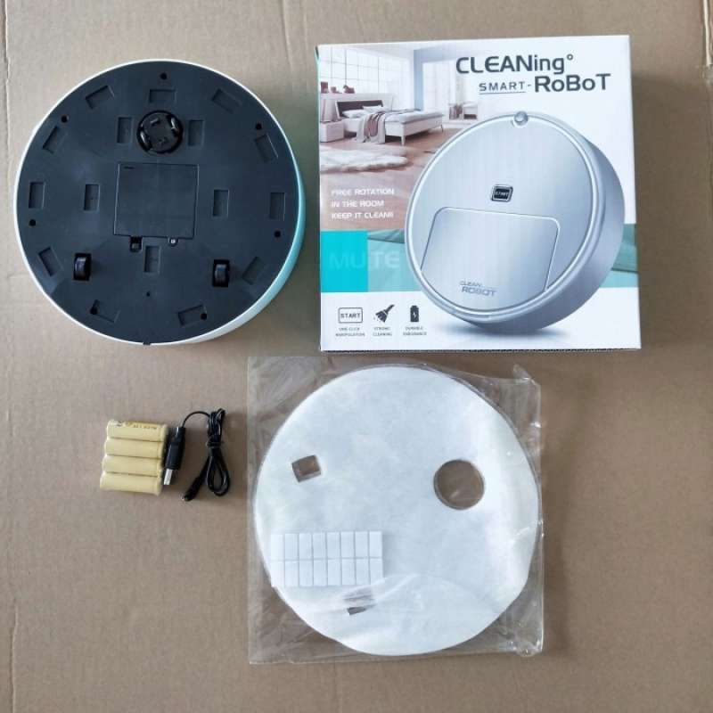 Jual Automatic Robot Pembersih Lantai Sweeping Pel Sapu Lantai Otomatis ...