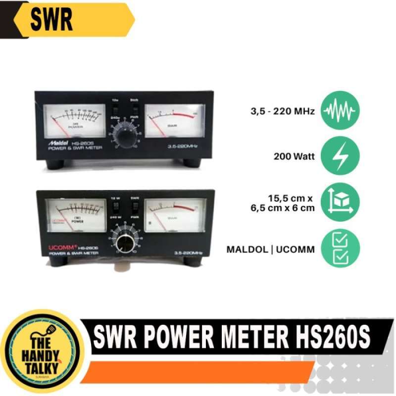 Jual Power & Swr Meter Maldol Hs260 - Ucomm Hs260s Di Seller Noelle ...