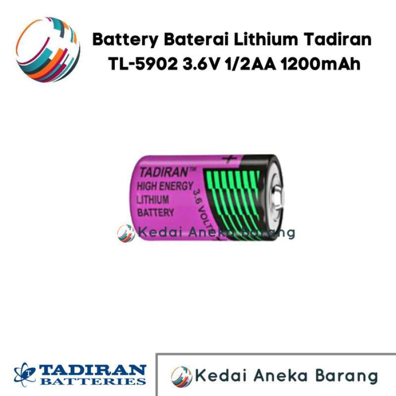 Jual Battery Baterai Lithium Tadiran Er14250 Tl-5902 Sl-350 3.6v 1/2aa ...