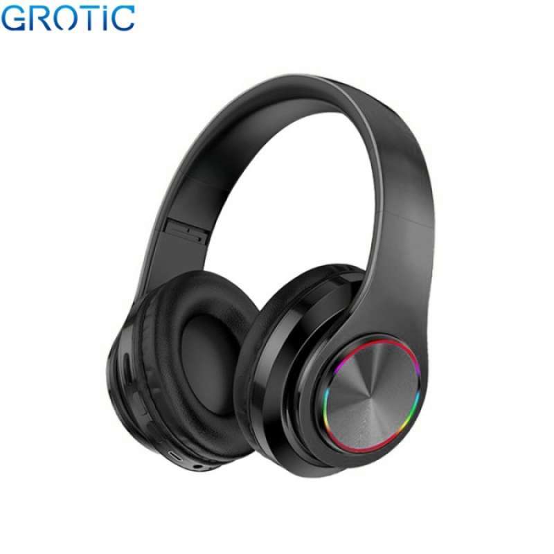 Jual Grotic Headphone Bluetooth Wireless Super Bass Rgb Foldable ...
