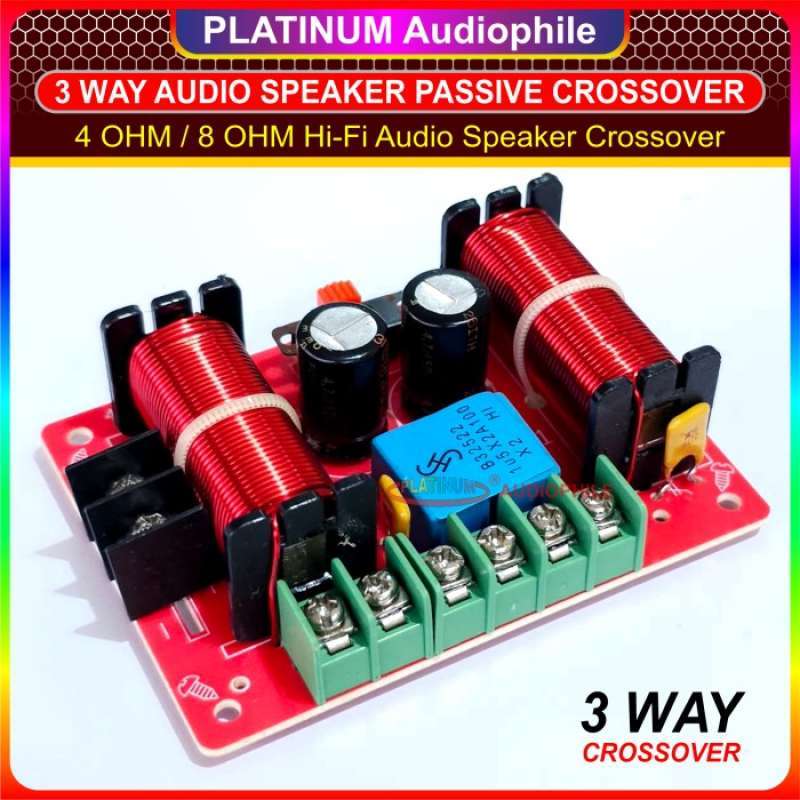 Jual Crossover Pasif 3 Way Passive Speaker Crossover Bass Mid Treble Di ...