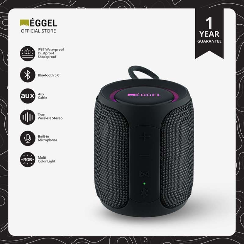 Jual Eggel Terra 3 Mini 360 Waterproof Bluetooth Speaker Di Seller ...