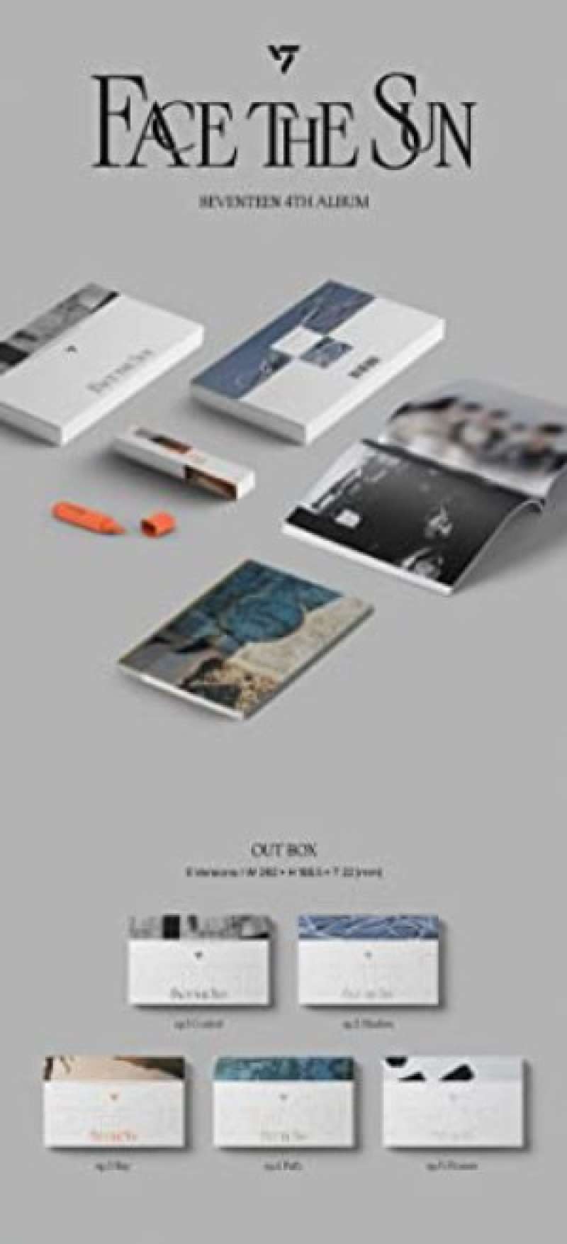 Jual Seventeen - Face The Sun 4th Album+extra Photocards Set Di Seller Noelle - Cengkareng Timur ...