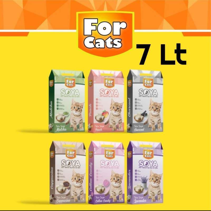 Promo Forcats Tofu 7 Lt Pasir For Cats Tofu 7lt Pasir Kucing - Candy ...