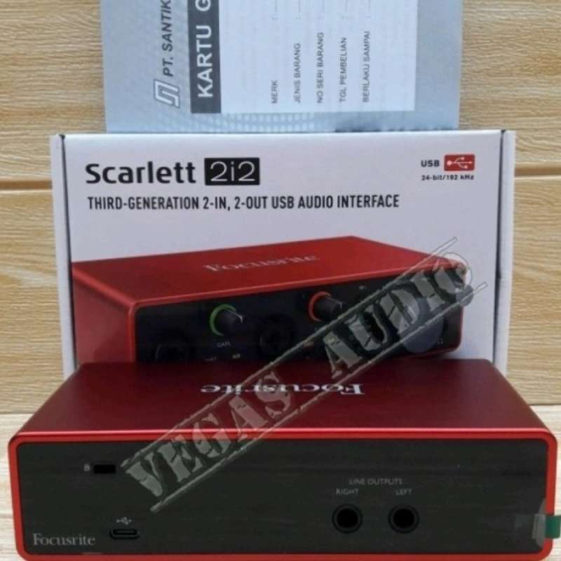 Promo Focusrite Scarlett 2i2 3rd Generation Usb Audio Interface Diskon ...