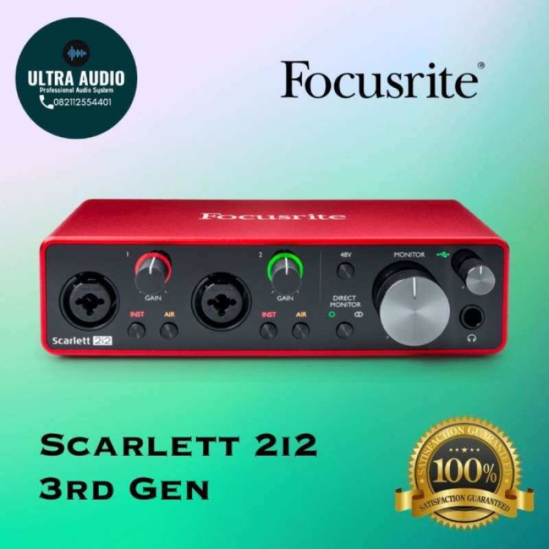 Promo Focusrite Scarlett 2i2 3rd Generation Diskon 23% Di Seller ...