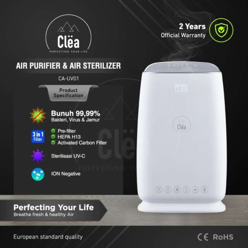 Promo Clea Air Purifier Khusus Sameday Dan Instant Diskon 33% Di Seller Ksm Store - Meruya ...