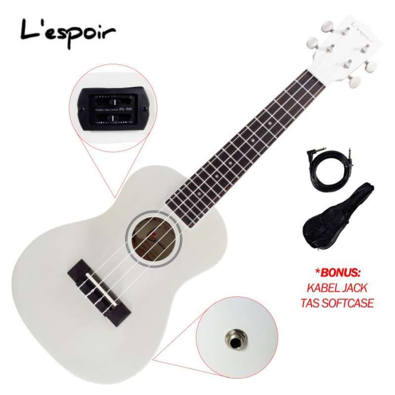 Promo Ukulele Elektrik Eq Concerto 23 Inch Equalizer L'espoir Uk-23eq ...