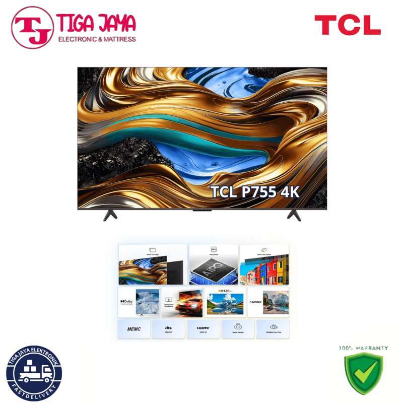 Jual Tcl 43p755 4k Uhd Tv 43 Inch Google Tv 43 P755 Di Seller Tigajaya7 ...