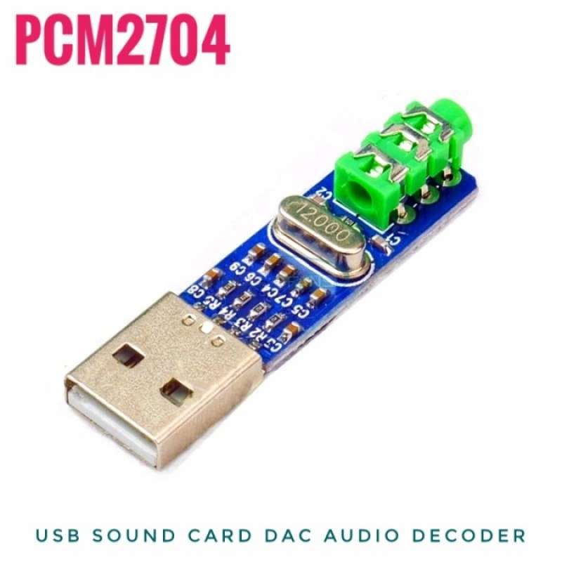 Promo Pcm2704 Usb Sound Card Digital Hi-fi Audio Decoder Dac Module ...