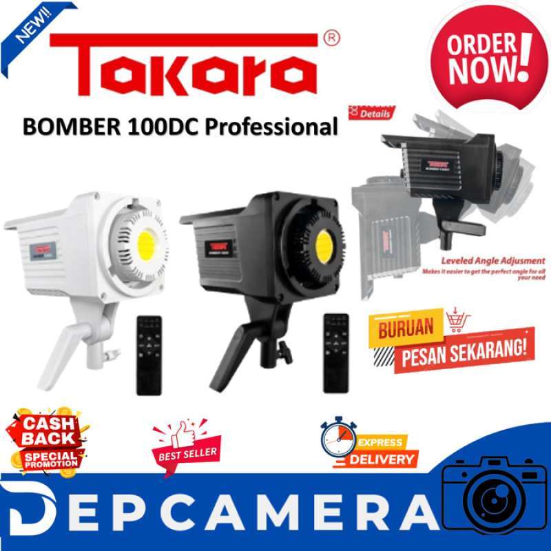 Jual Takara Bomber 100 Dc Professional 105 W Bi-color Cob Led Video ...