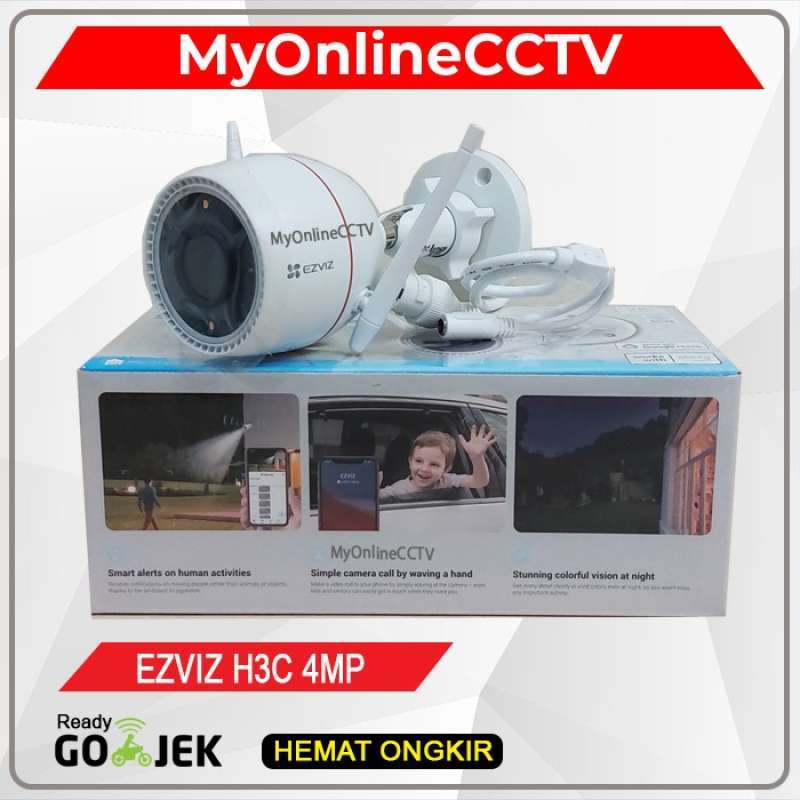 Jual Ezviz H3c 4mp Color Night Ip Cam Ai Wifi Cctv Outdoor Audio 2 Arah ...