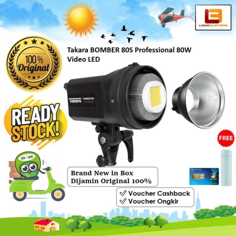 Jual Takara Bomber 80s Professional 80w Video Led Light Di Seller Rumix ...