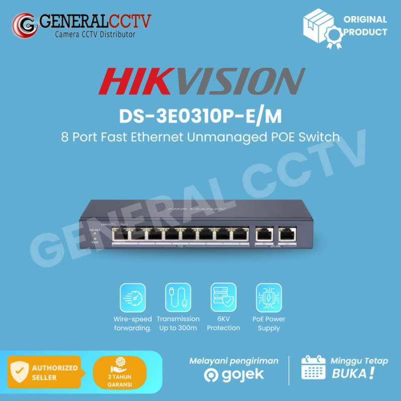 Promo Switch Hikvision Ds-3e0310p-e/m Switch Poe 8 Port+2 Uplink Diskon ... Promo Switch Hikvision Ds-3e0310p-e/m Switch Poe 8 Port+2 Uplink Diskon ...