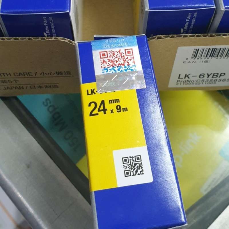 Promo Label 24mm Black On Yellow 9mm Labelwork Tape Cartridge Lk-6ybp ...