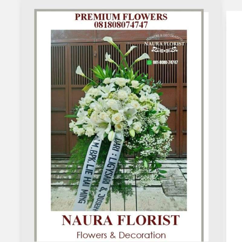 Promo Bunga Duka Cita/standing Duka Cita/bunga Duka/ Bunga Meja ...