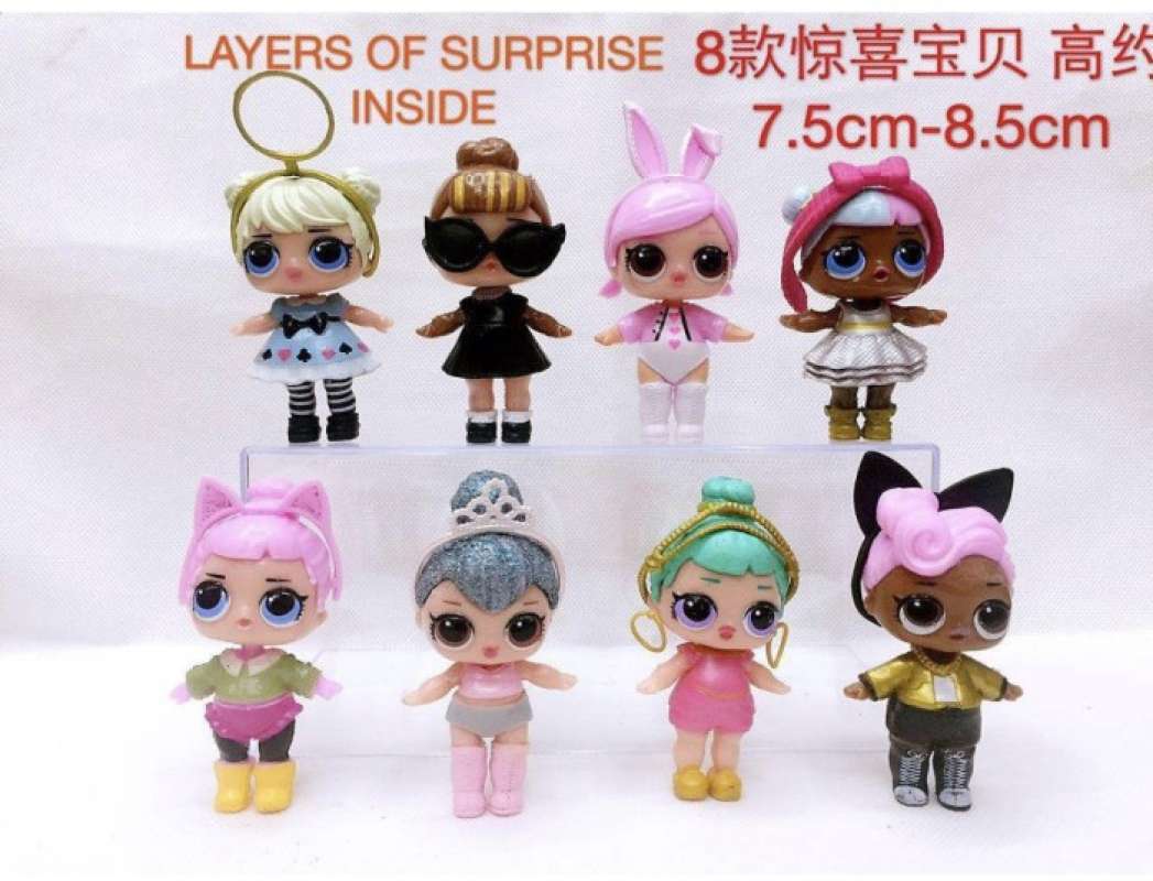 Promo Topper Kue Figure Lol Surprise Bando Isi 8 Diskon 23% Di Seller ...