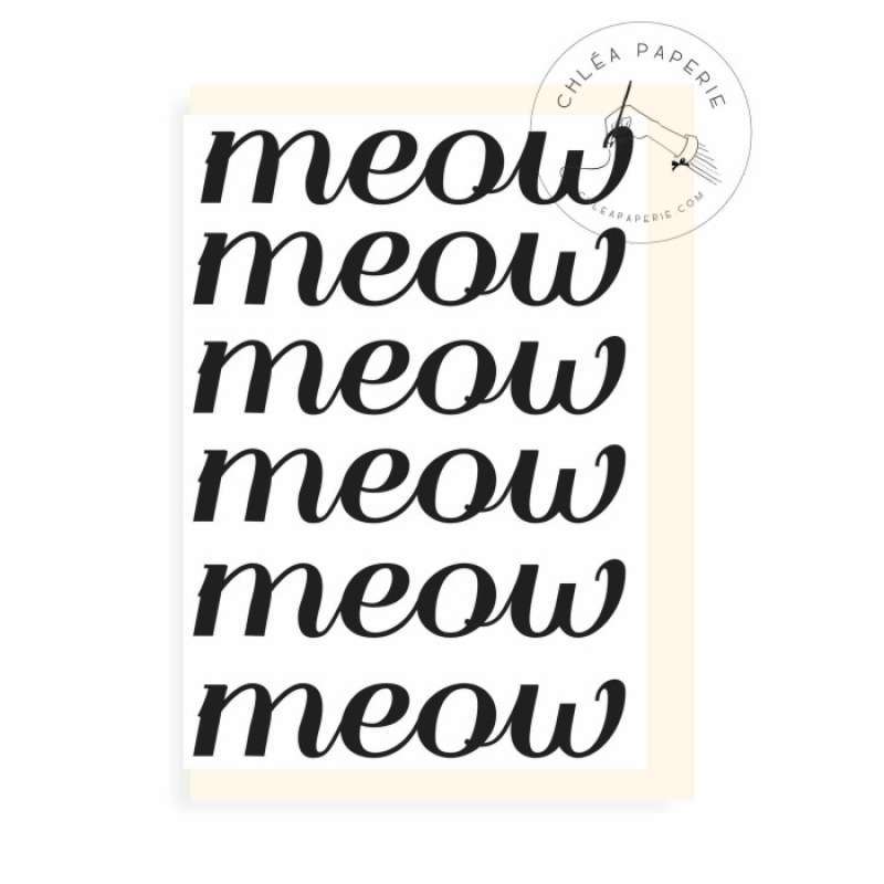 Promo Greeting Card / Everyday / Meow Multi / Kartu Ucapan Diskon 23% ...