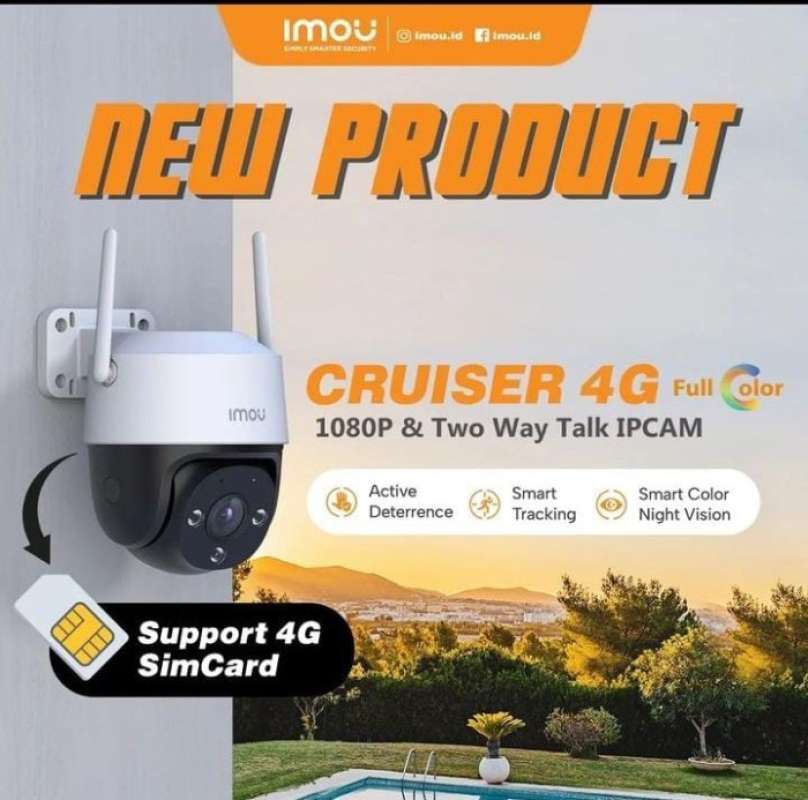 Jual Ip Camera Imou Cruiser 4g Two Way Cctv Ip Cam Eb8 Sim Card - + Microsd 32gb Di Seller Owl ...