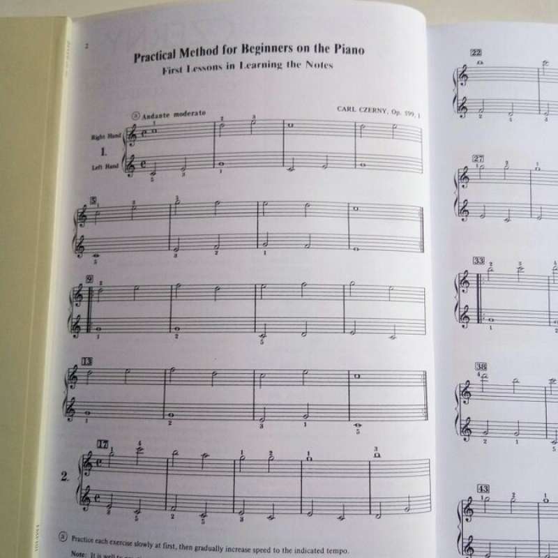 Jual Buku Piano Czerny Op 599 Practical Method For Beginners - Czerny Op.599 Di Seller Noelle ...