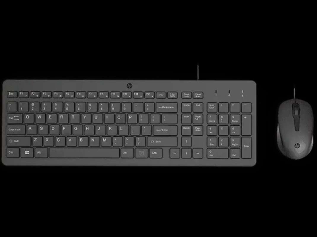 Promo 100% Produk Ori Hp 150 Wired Keyboard And Mouse Combo With ...