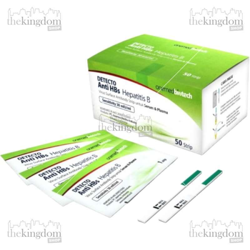Jual New!!!! Onemed Detecto Anti Hbs Hepatitis B Cek Biotech Test Alat ...
