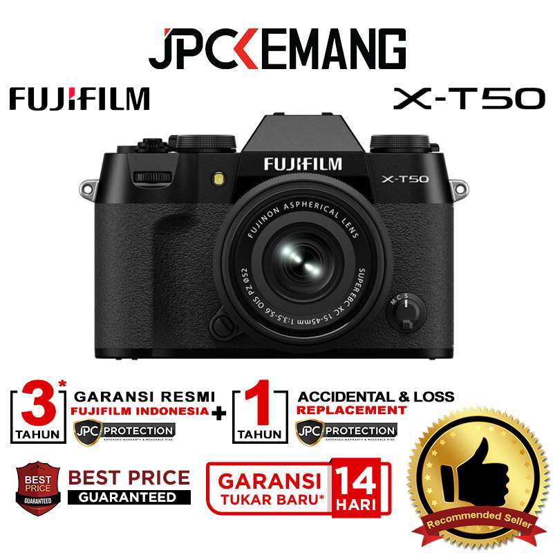 Jual Jpc Kemang Fujifilm Xt50 Kit 15-45mm Mirrorless Camera Fuji X-t50 ...