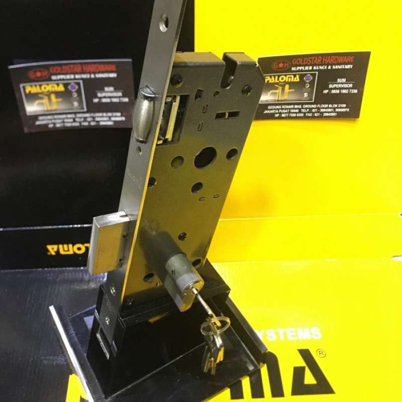 Promo Body Kunci Pellor Paloma Mortise Lock Set Roller Msp 192 40mm ...