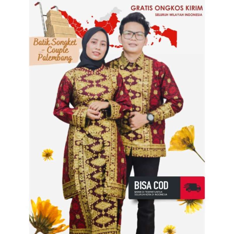 Jual Songket Pash - Baju Songket Palembang Murah (bisa Couple) Berbagai ...