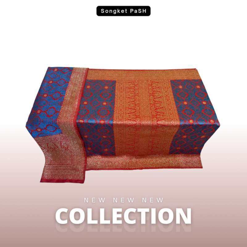 Jual Kain Songket Motif Bunga 🏷️ Model Premium Original Terbaru & Harga ...