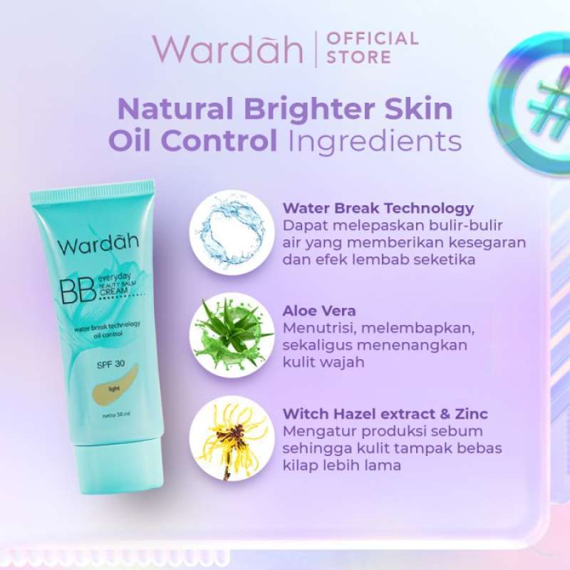 Promo Wardah Everyday Bb Cream - Bb Cream Spf 30 - 15ml Natural Diskon ...