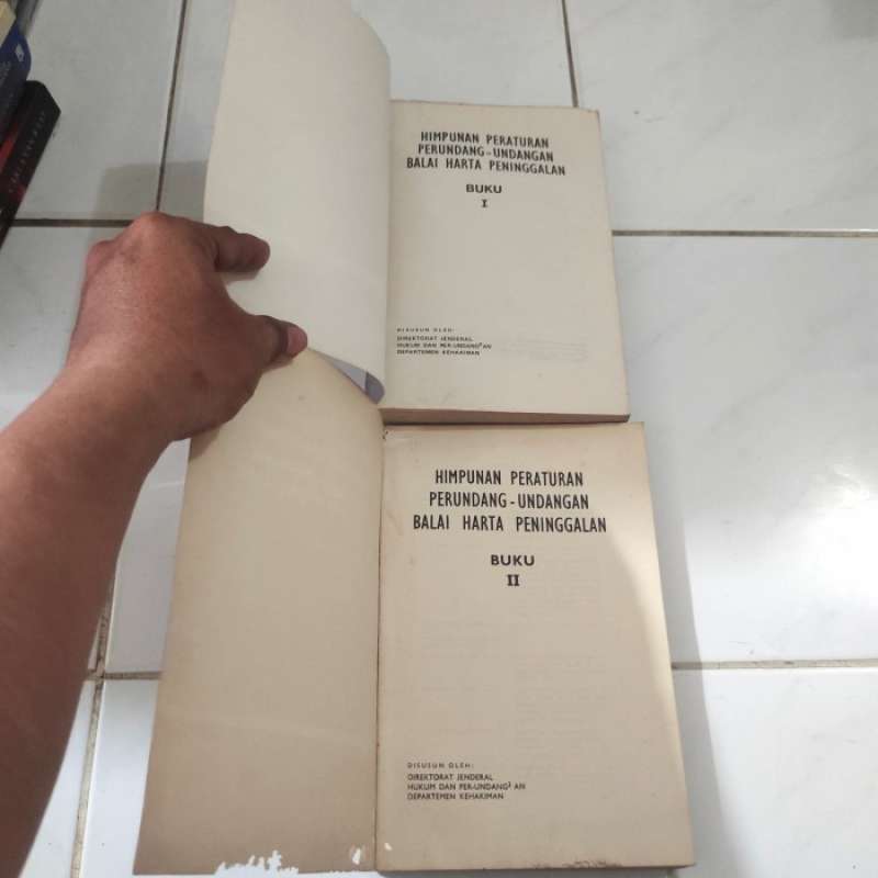 Jual Himpunan Peraturan Perundang-undangan Balai Harta Peninggalan 1-2 Di Seller Noelle ...