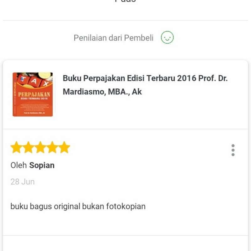Jual Buku Perpajakan Edisi Terbaru 2016 Prof. Dr. Mardiasmo, Mba., Ak ...