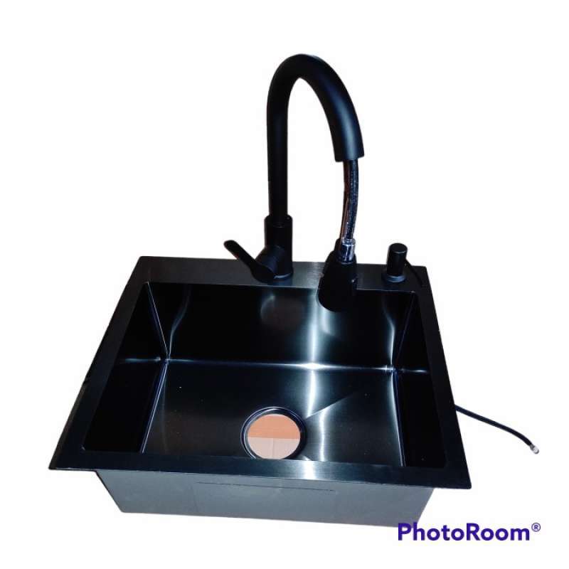 Promo Kitchen Sink Hitam/bak Cuci Piring Hitam Single/bak Cuci Pirong ...