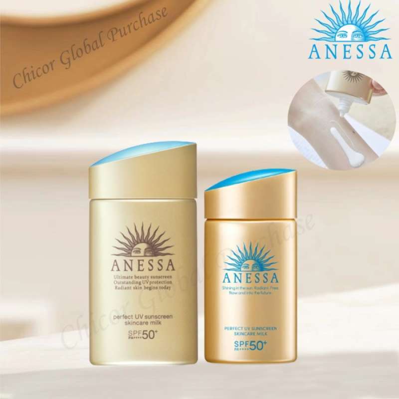 Promo Anessa - Perfect Uv Sunscreen Skin Care Milk Spf 50+ Pa++++ 60ml ...