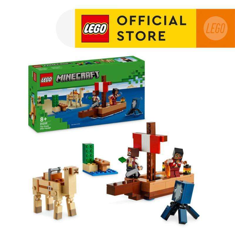 Jual Lego Minecraft 21259 The Pirate Ship Voyage (166 Pieces) Mainan ...