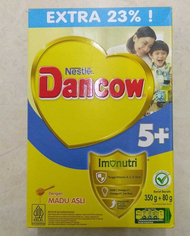 Promo Nestle Dancow 5+ Susu Pertumbuhan Rasa Madu 5-6 Tahun Box 350 G ...