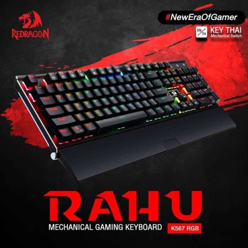 Promo 100% Produk Ori Redragon K567rgb Mechanical Gaming Keyboard Rahu ...