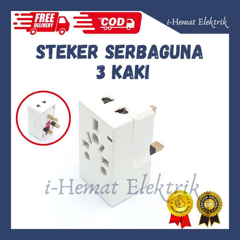Jual Bright G Bg-8307 T Serbaguna 3 Kaki / Travel Adaptor Arab ...