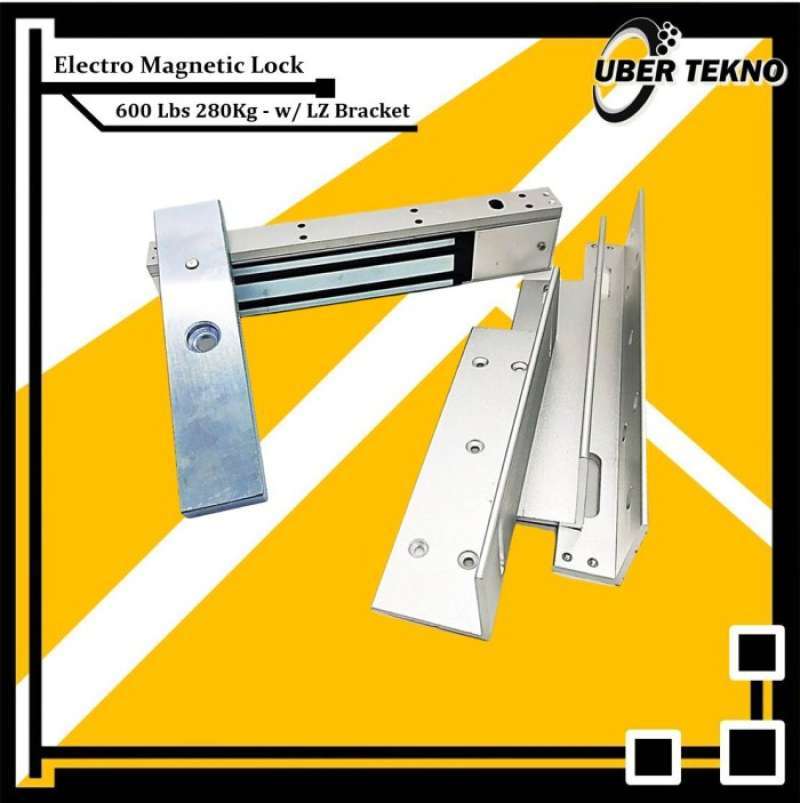 Promo Magnetic Lock 600lbs + Bracket Lz - Emlock Access Control Door Lock Diskon 50% Di Seller ...