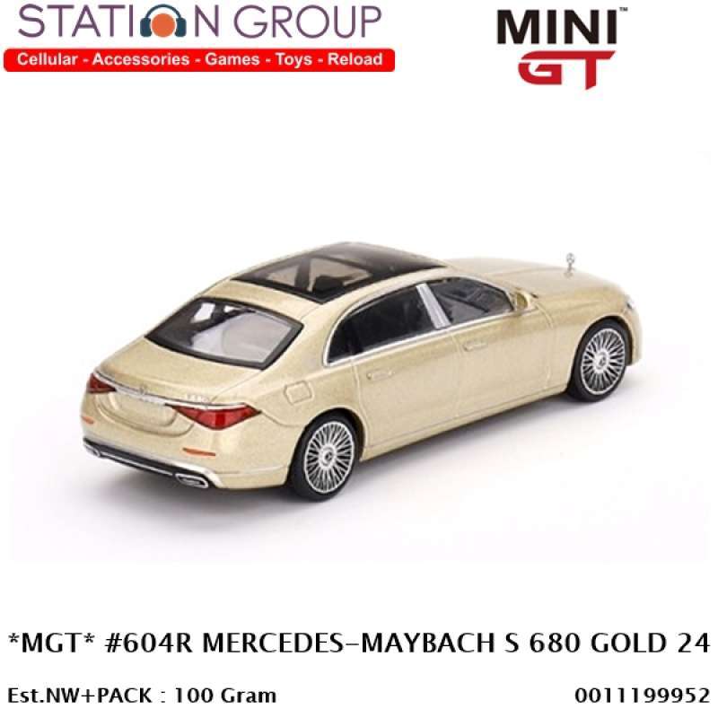 Jual Mini Gt #604r Mercedes-maybach S 680 Gold 24. Diecast Di Seller ...