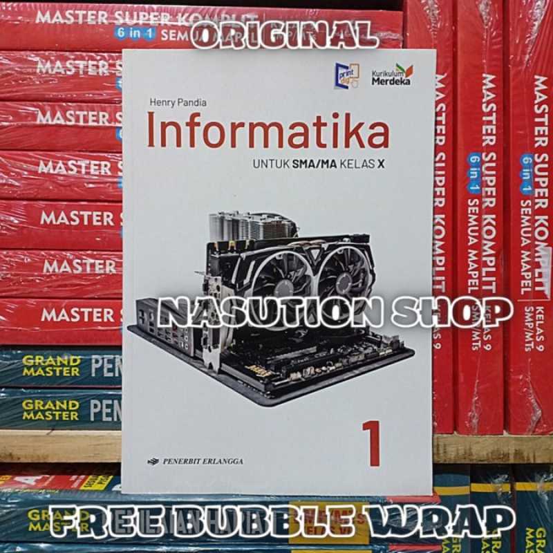 Jual Buku Informatika Kelas 1 / X 10 Sma Erlangga Kurikulum Merdeka Ori Di Seller Noelle ...