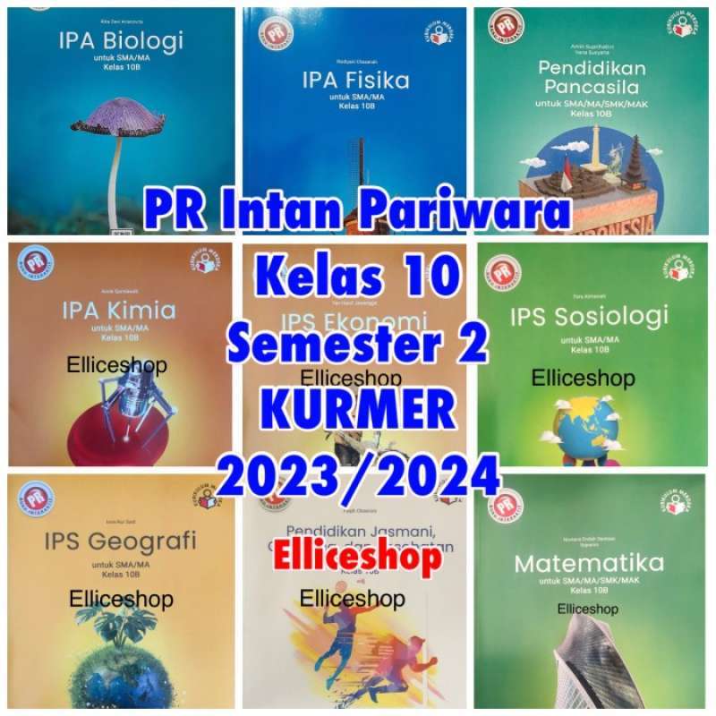 Jual Buku Pr/ Lks Kelas 10, Semester 2, Intan Pariwara Di Seller Noelle - Cengkareng Timur, Kota ...