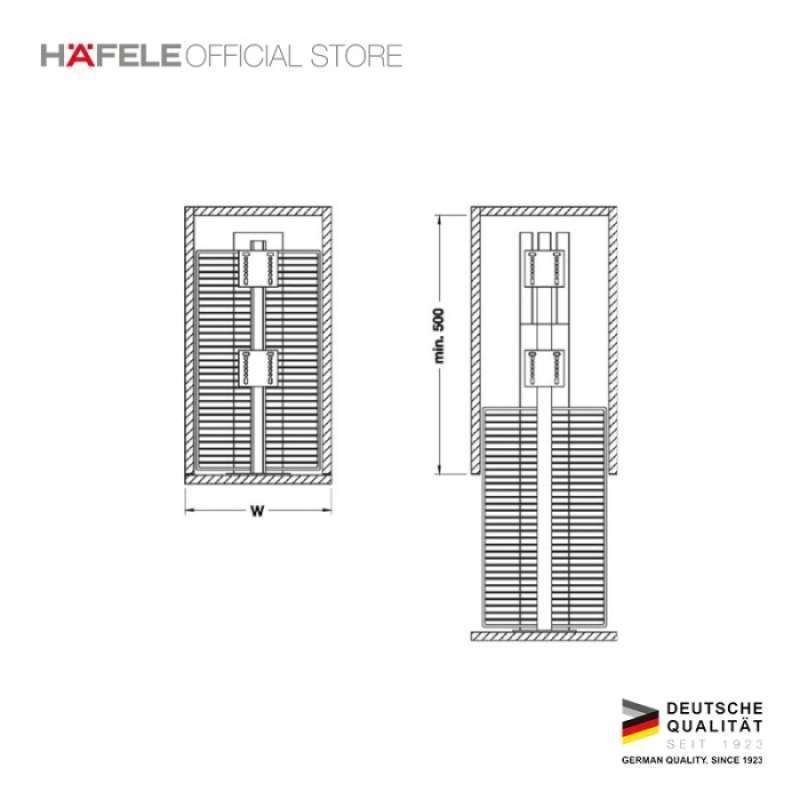 Jual Hafele Pull-out 5 Layer Basket - Rak Kabinet Dapur - 300 Mm Di ...
