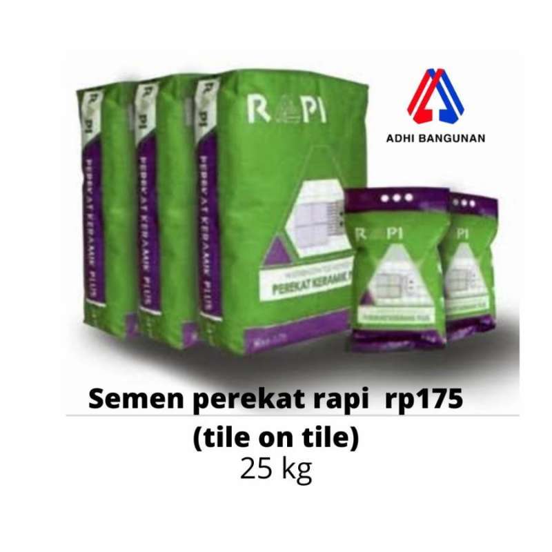 Jual Semen Perekat Keramik Diatas Keramik Rapi Rm175 (25kg) Di Seller ...