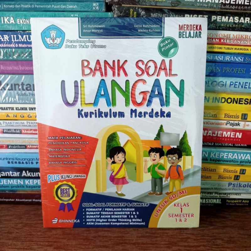 Jual Buku Pintar Bank Soal Ulangan Kurikulum Merdeka Sd/mi Kelas 1, 2, 4, 5 Di Seller Noelle ...