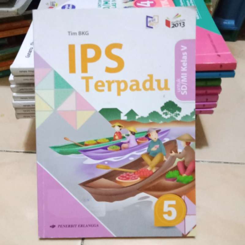 Jual Buku Ips Terpadu Kelas 5 Sd Mi Asli Kurikulum 2013 Revisi. Tim Bkg ...