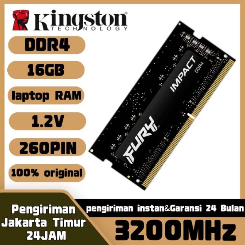 Promo Ram Laptop Kingston Fury Memory Ddr4 Ram Sodimm Ddr4 16gb 3200mhz ...